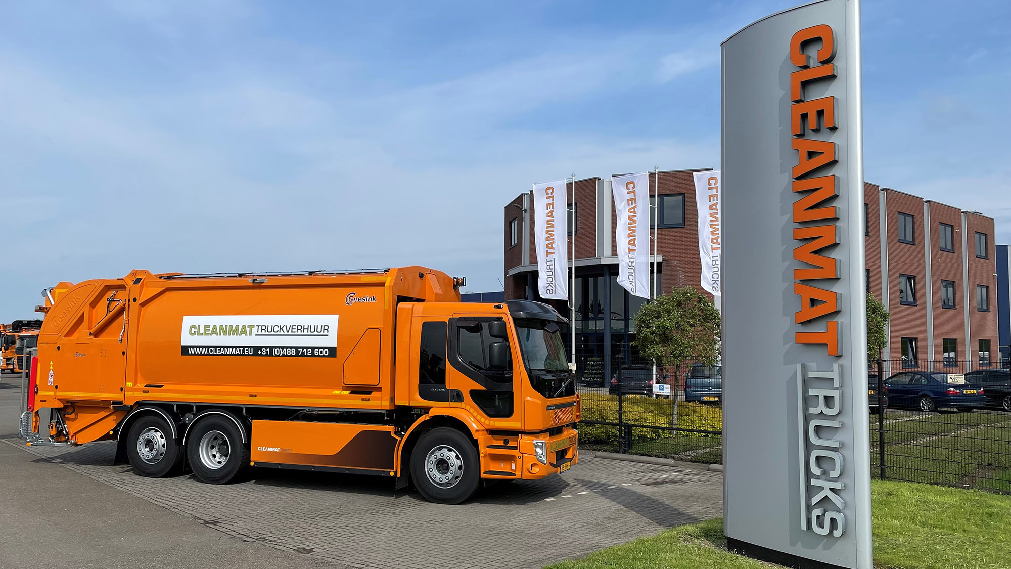 Eerste Volvo FE Electric voor Clean Mat Truckverhuur | Harbers Trucks